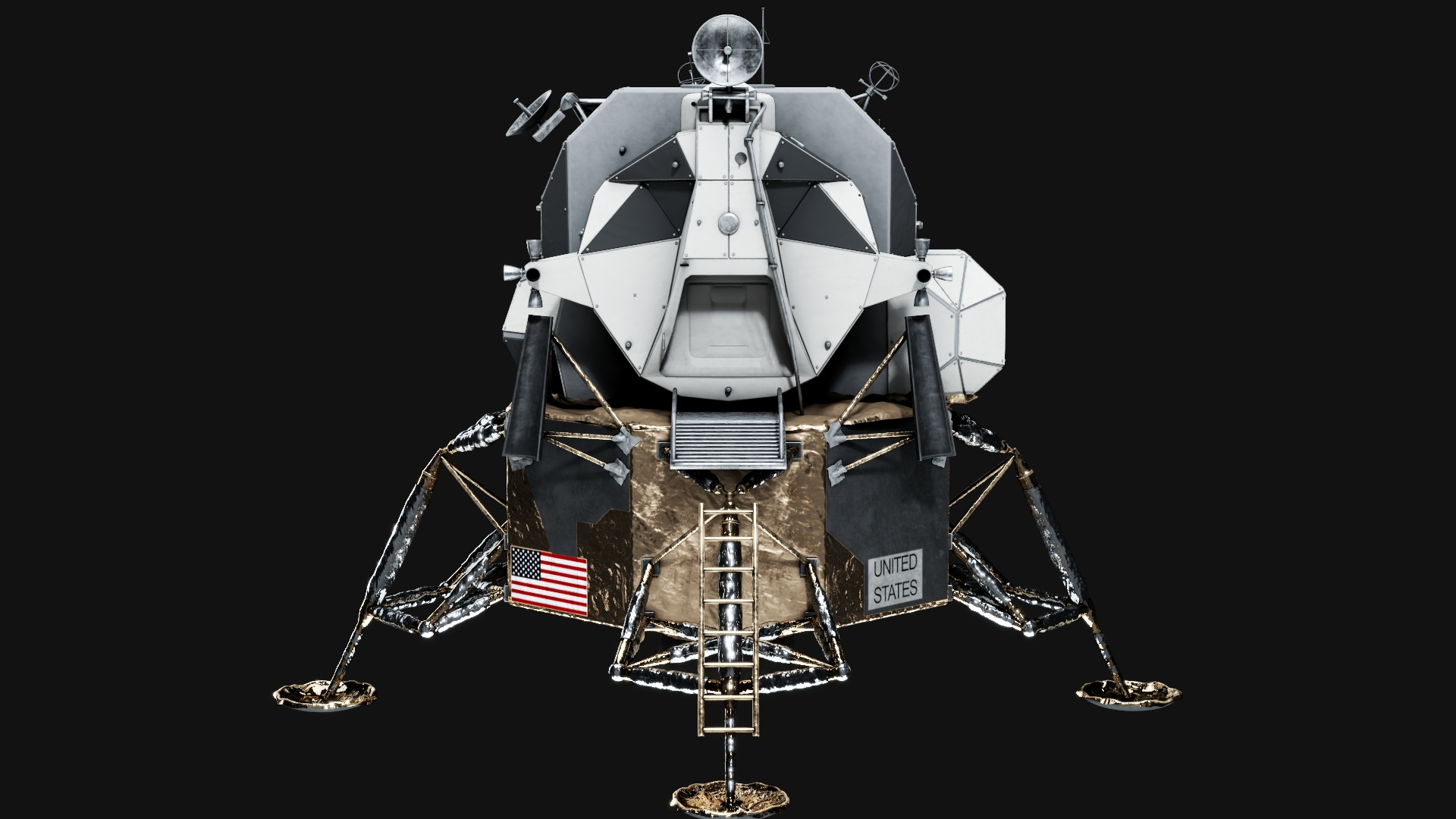 Apollo Lunar Module 3D Model - TurboSquid 2189886