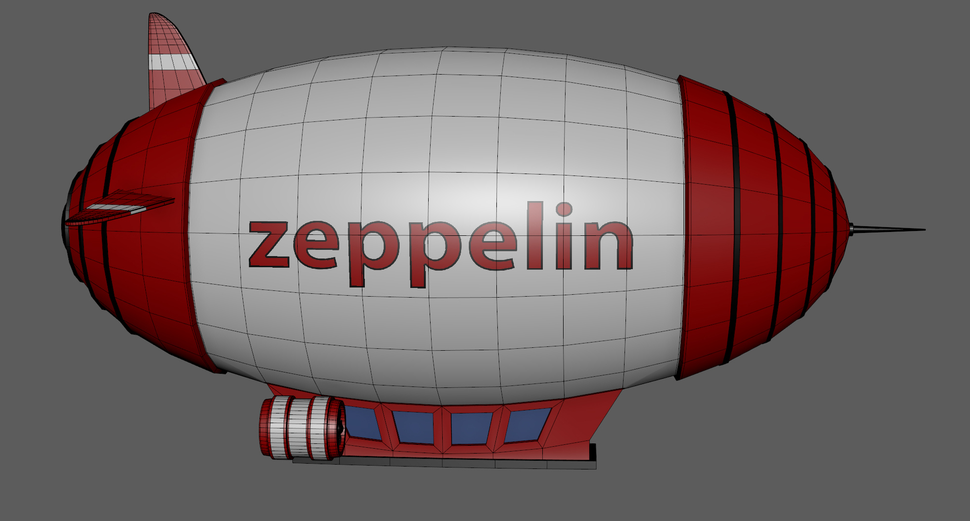 modelo 3d zepelín gratis - TurboSquid 1624221