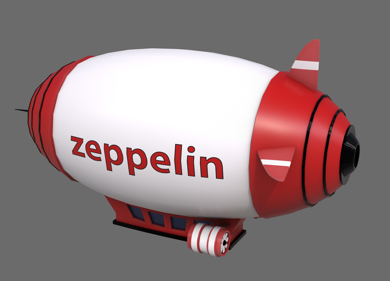 Free 3D model zeppelin craft - TurboSquid 1624221