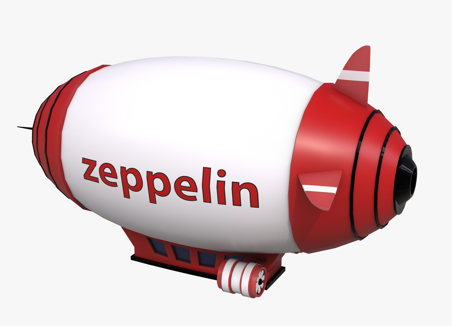 Free 3D model zeppelin craft - TurboSquid 1624221