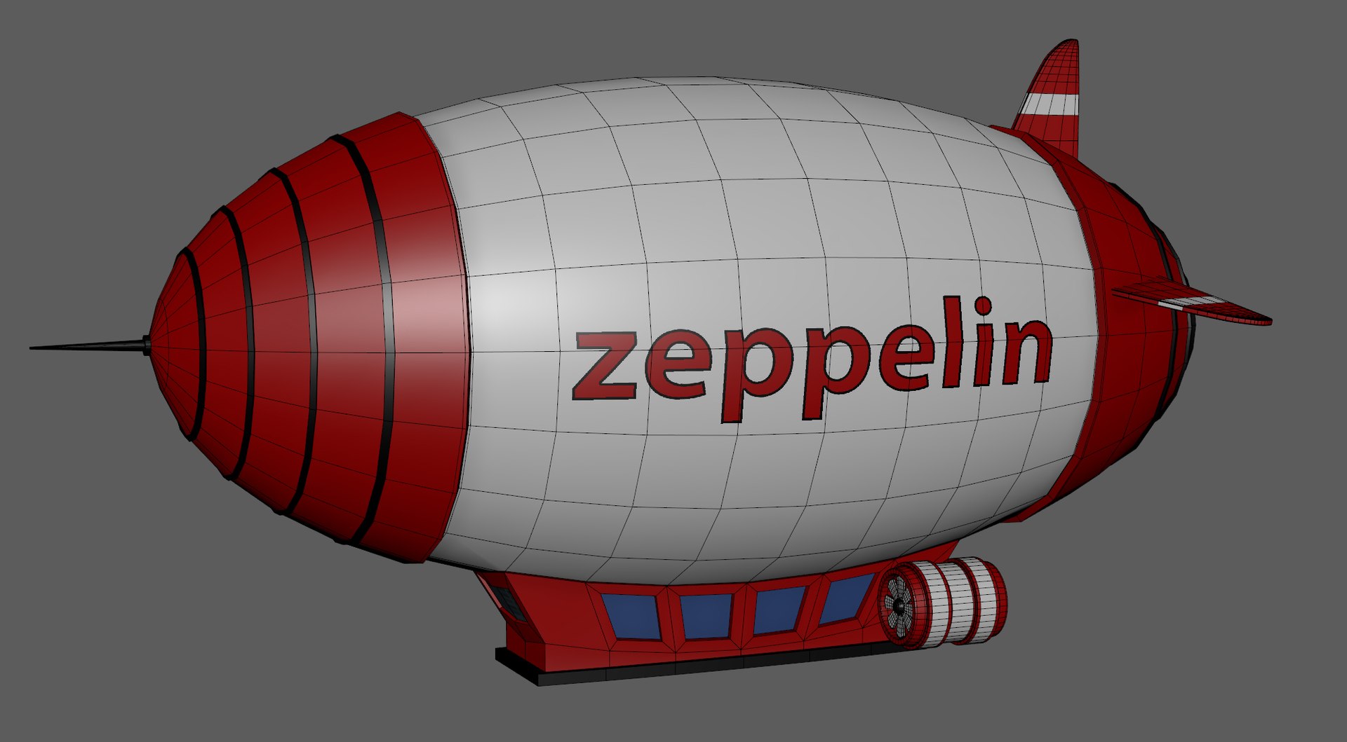 Free 3D Model Zeppelin Craft - TurboSquid 1624221