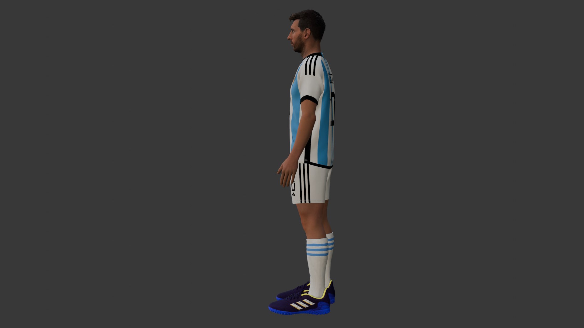 Messi 3D Model - TurboSquid 2255170
