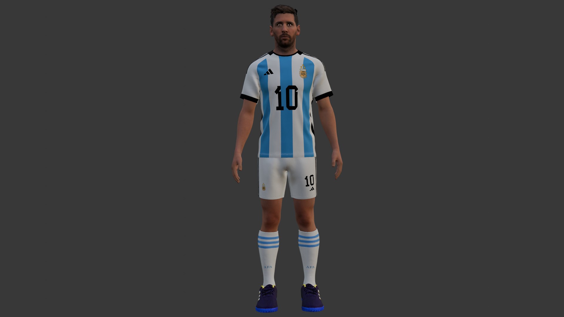 Messi 3D Model - TurboSquid 2255170