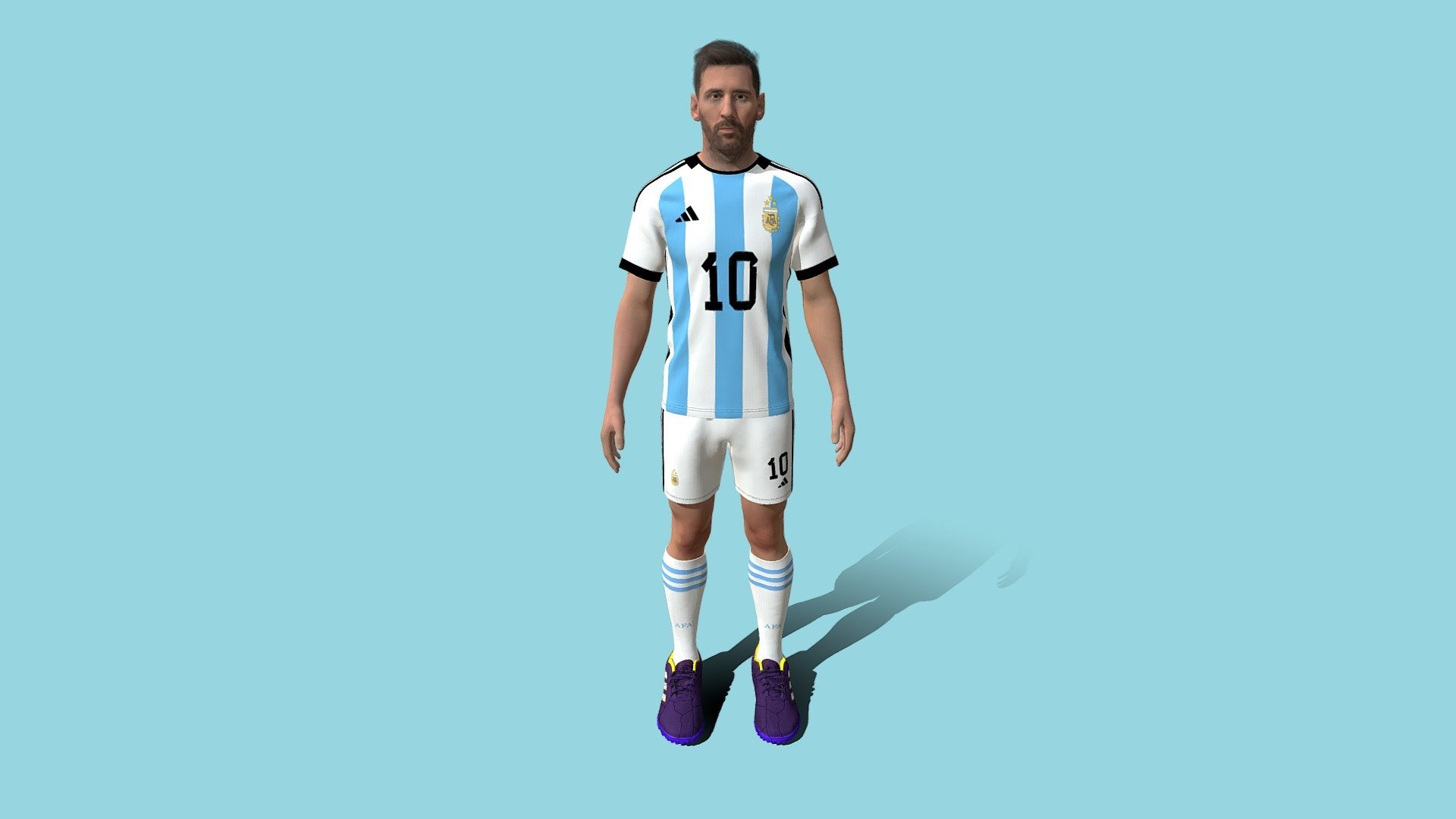 Messi 3D Model - TurboSquid 2255170