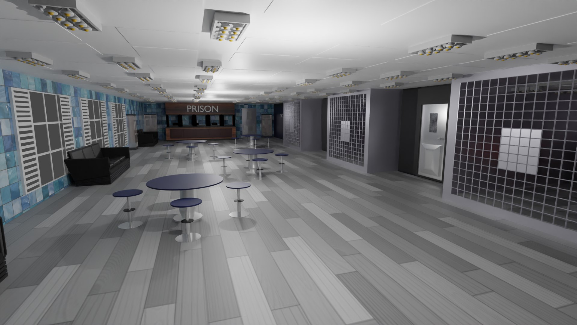 3D Prison Interior - TurboSquid 2178911