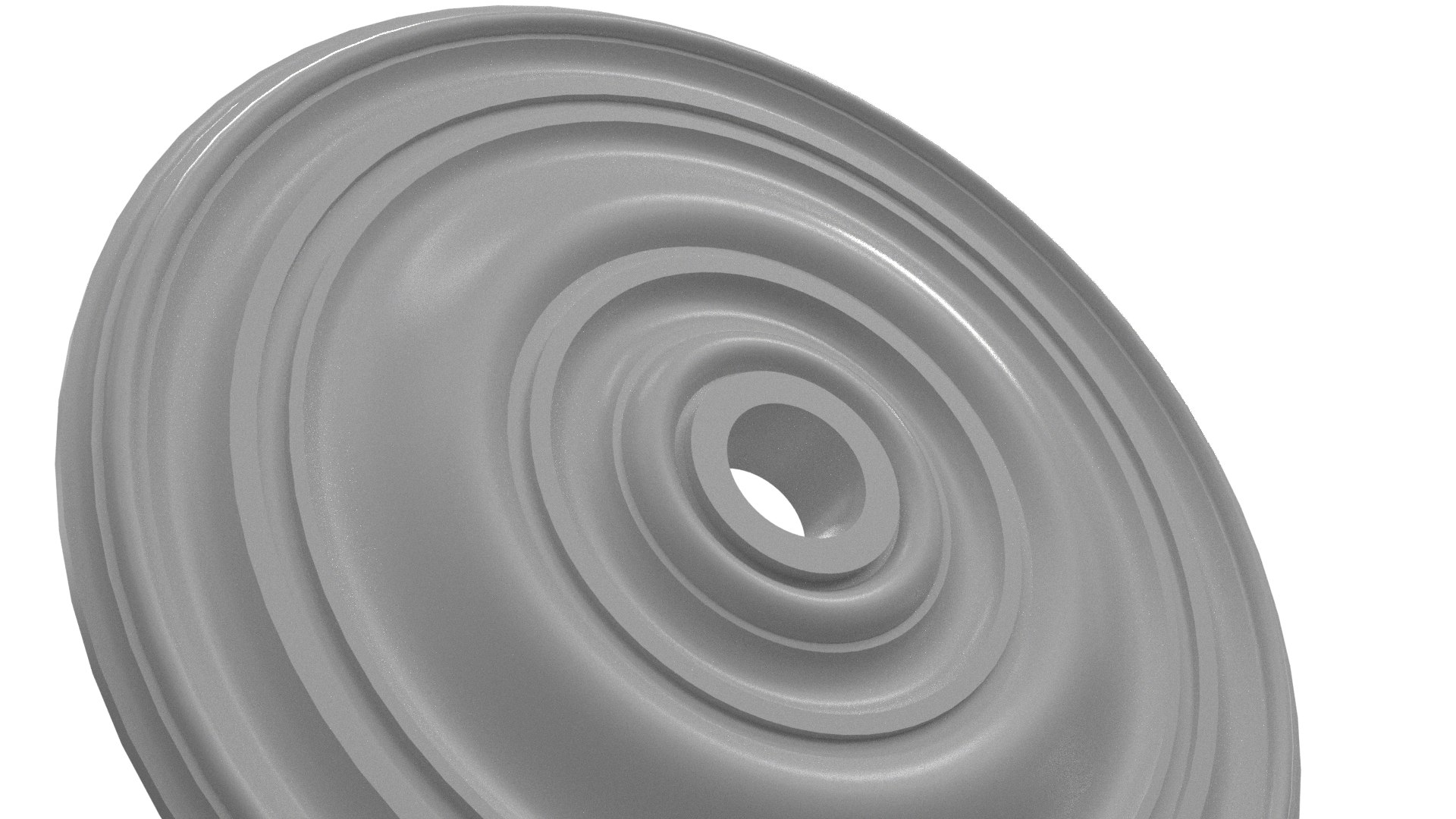 3D Ceiling Sockets Gypsum Plaster DR291 3D Model - TurboSquid 2094955