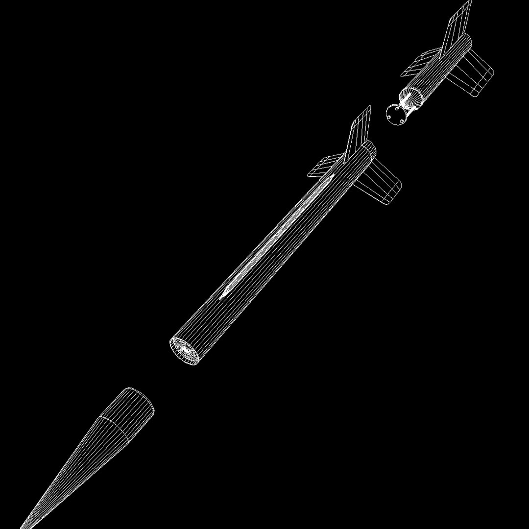 3d sounding rocket wac corporal model