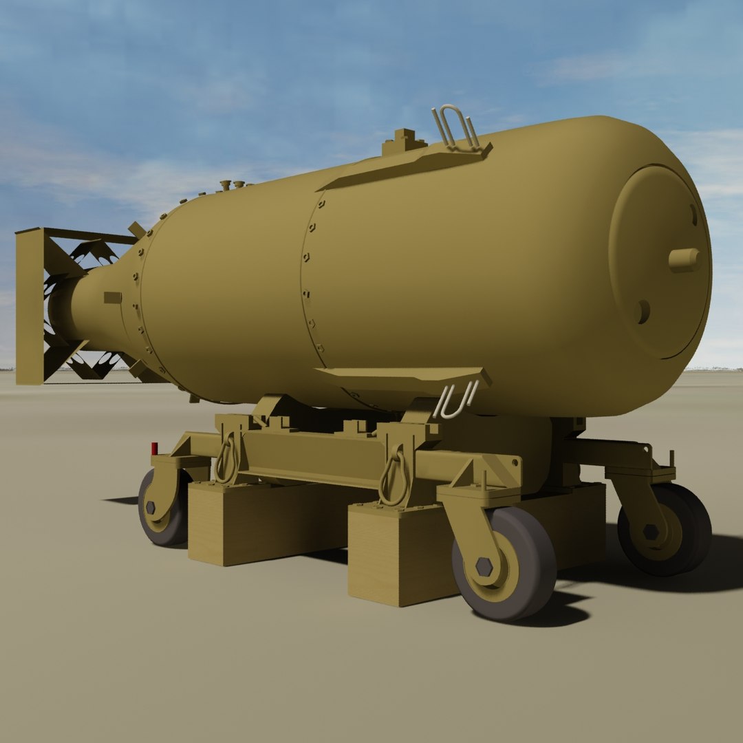 3d Model Littleboy Atom Bomb