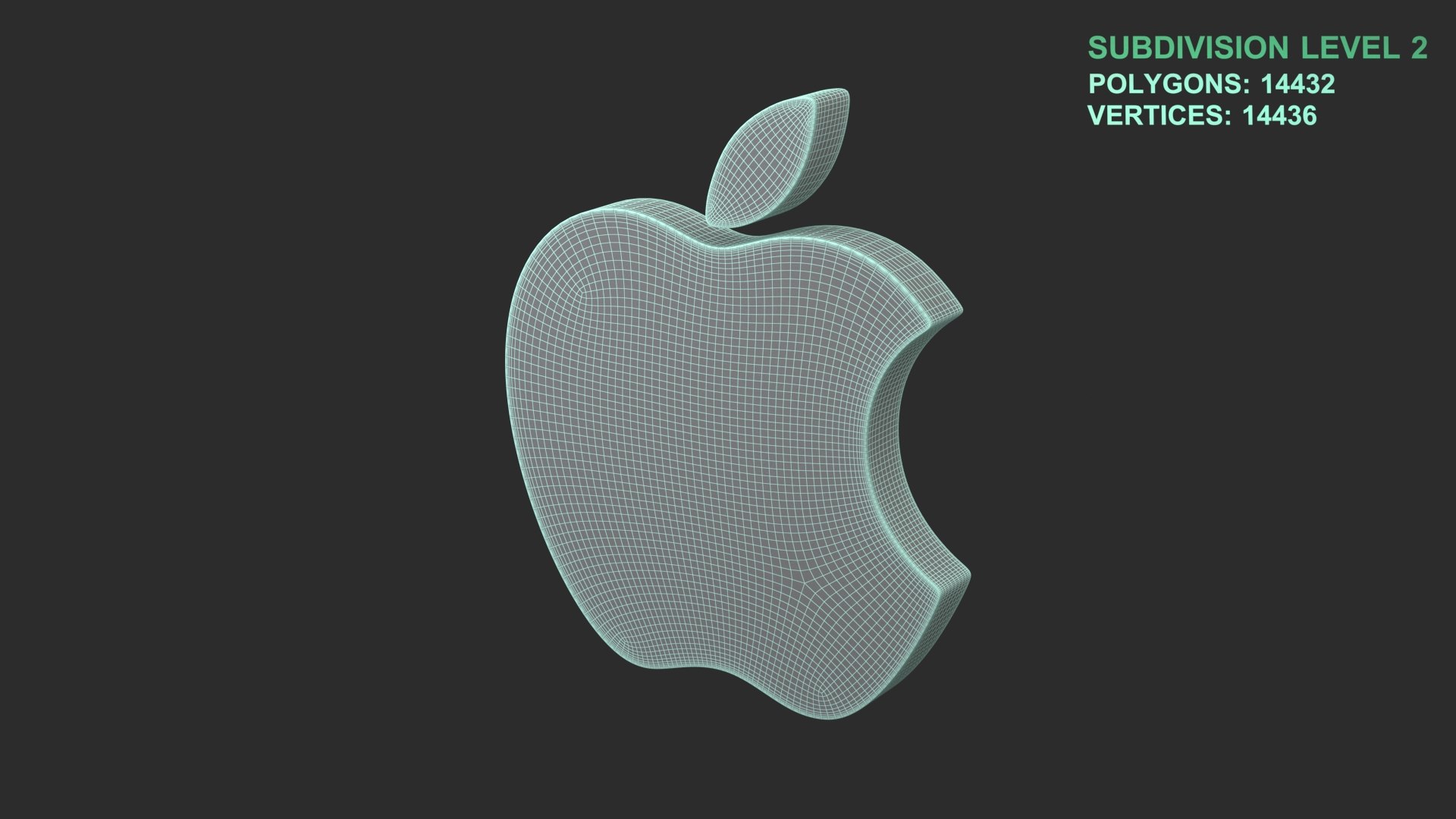 3D Apple Logo - TurboSquid 2314603