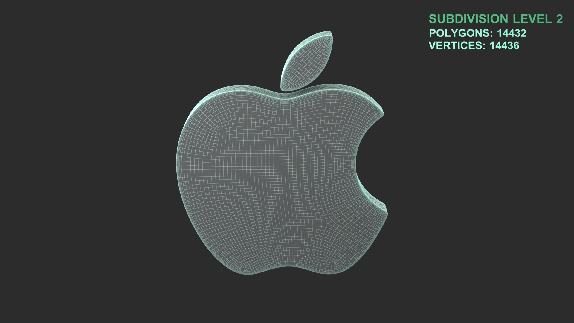 3D Apple Logo - TurboSquid 2314603