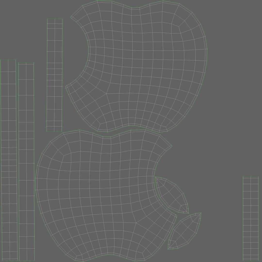 3D Apple Logo - TurboSquid 2314603