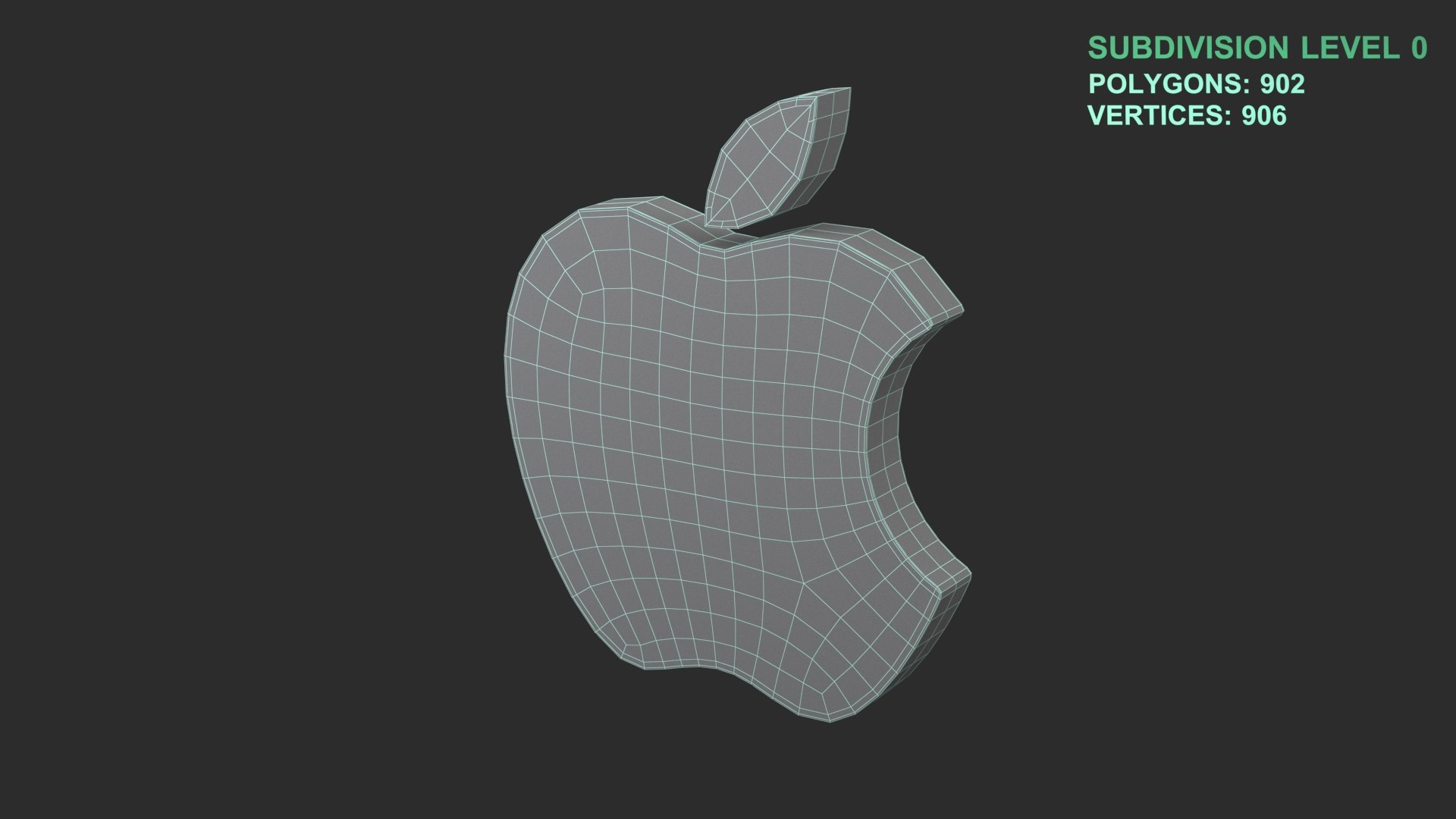 3D Apple Logo - TurboSquid 2314603