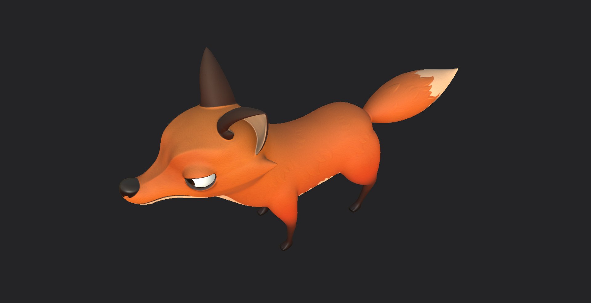 3D model fox character cartoon - TurboSquid 1447751