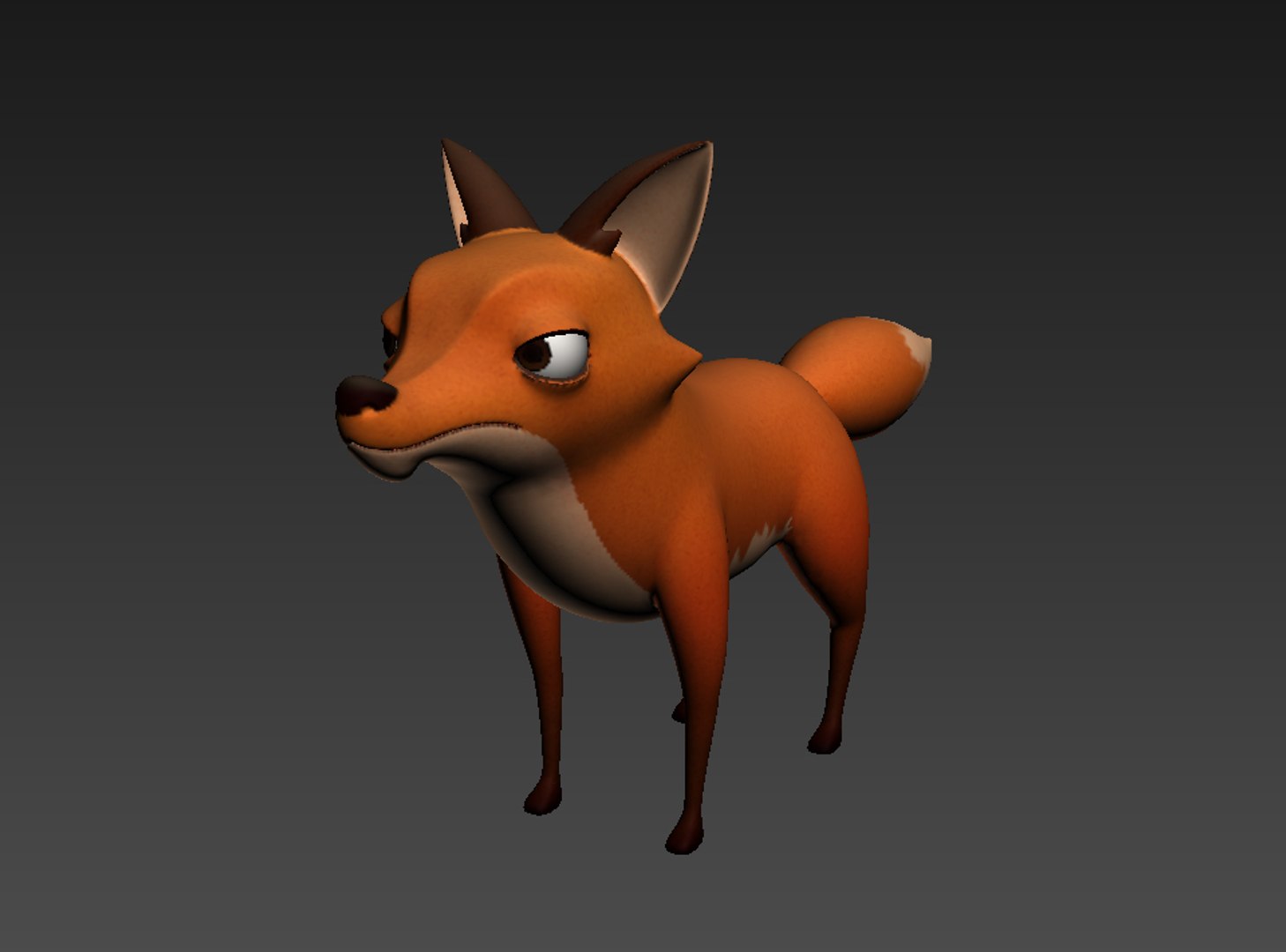 3D model fox character cartoon - TurboSquid 1447751