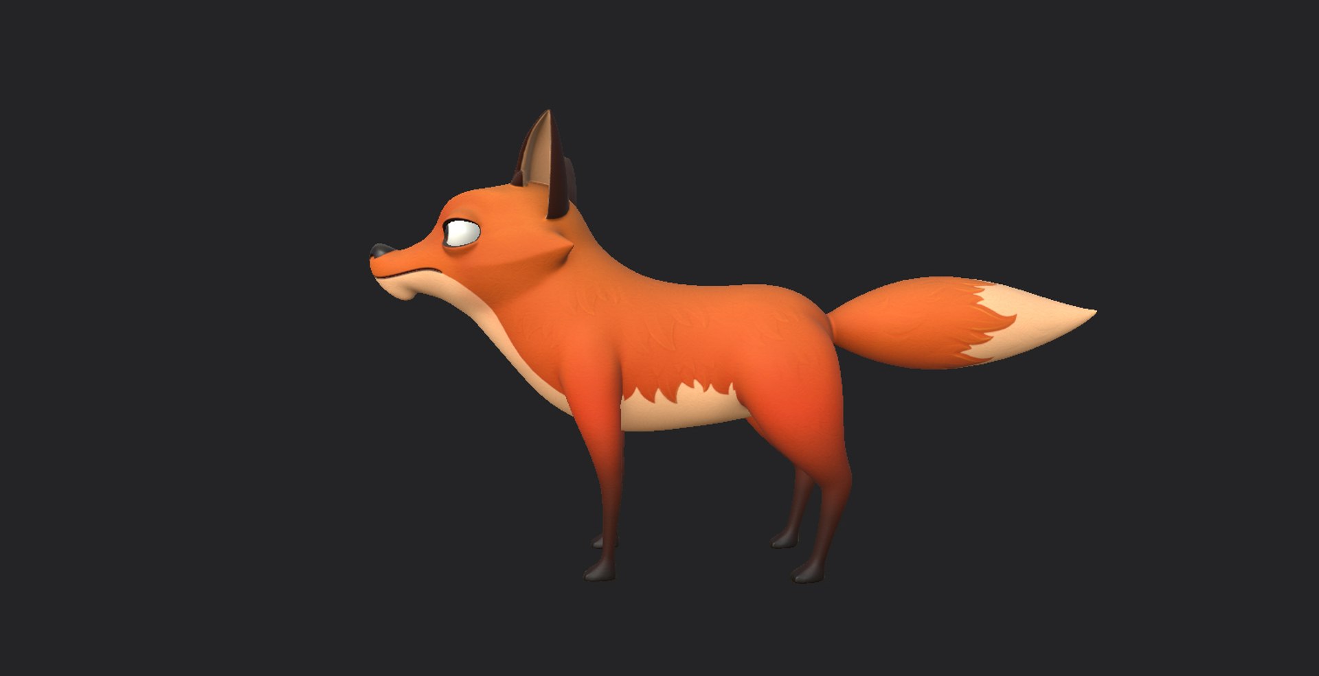 3D model fox character cartoon - TurboSquid 1447751