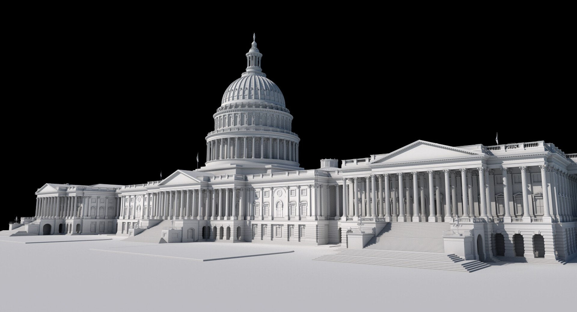 United States Capitol Building 3d Max