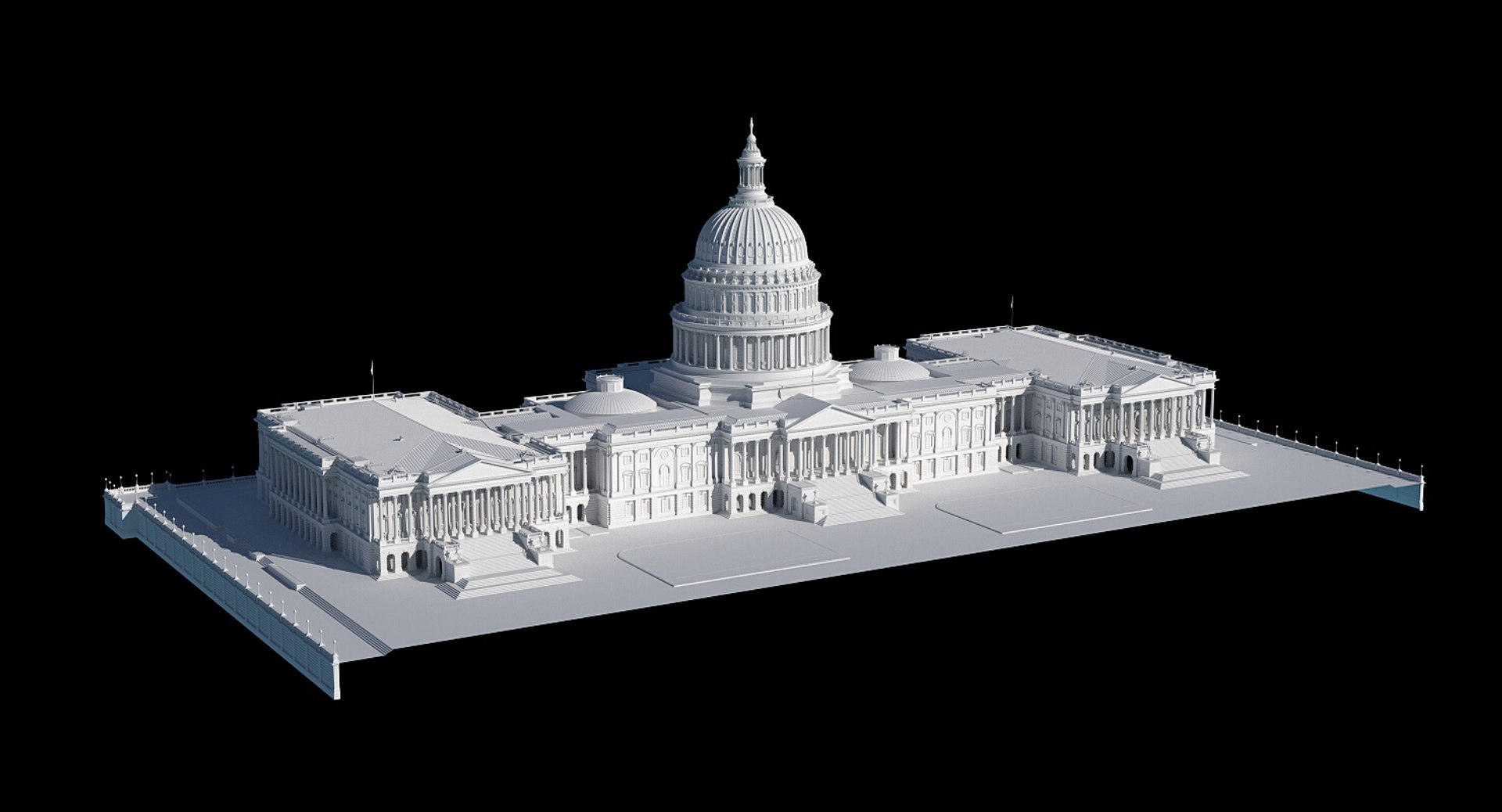 United States Capitol Building 3d Max