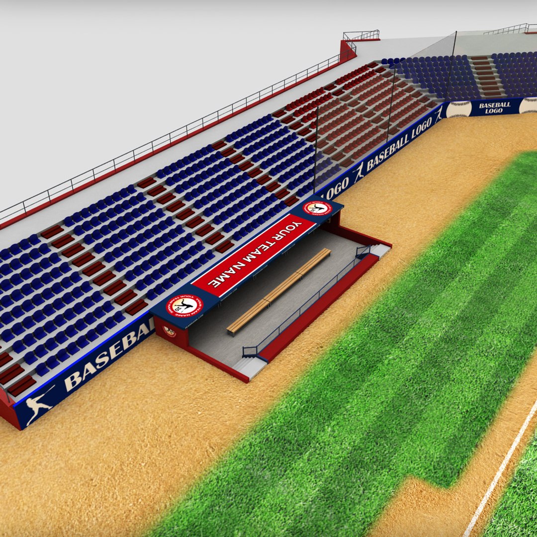 Baseball Stadium 3d Max