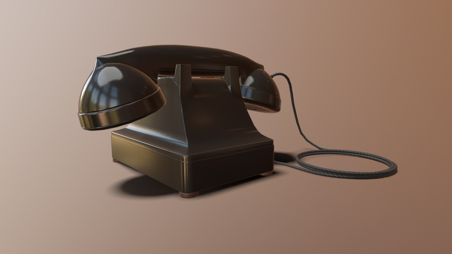 3D Handset Old Phone Model - TurboSquid 1523139