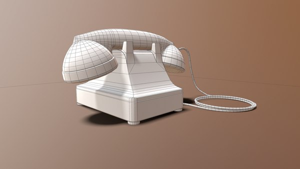 3D handset old phone model - TurboSquid 1523139