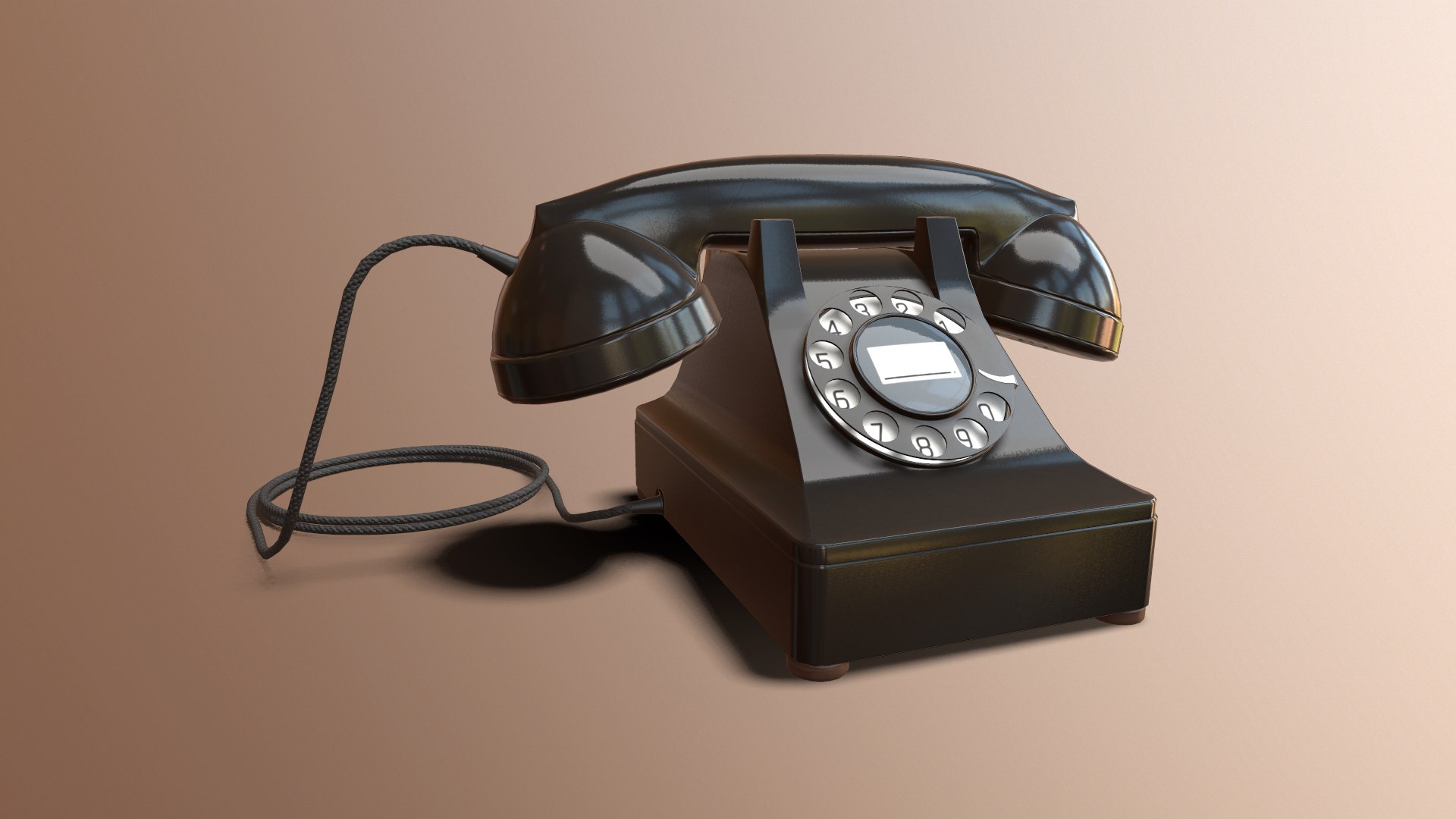 3D Handset Old Phone Model - TurboSquid 1523139