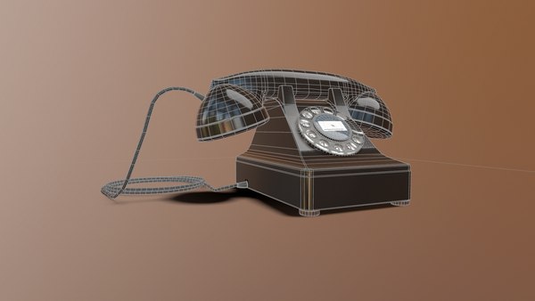 3D handset old phone model - TurboSquid 1523139