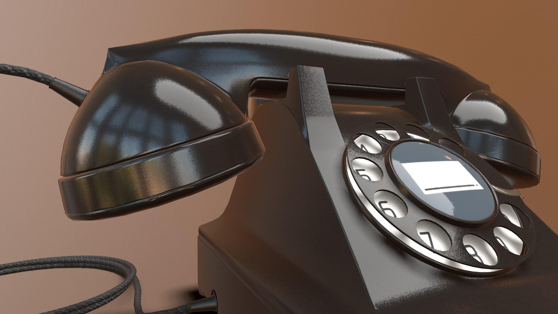 3D Handset Old Phone Model - TurboSquid 1523139
