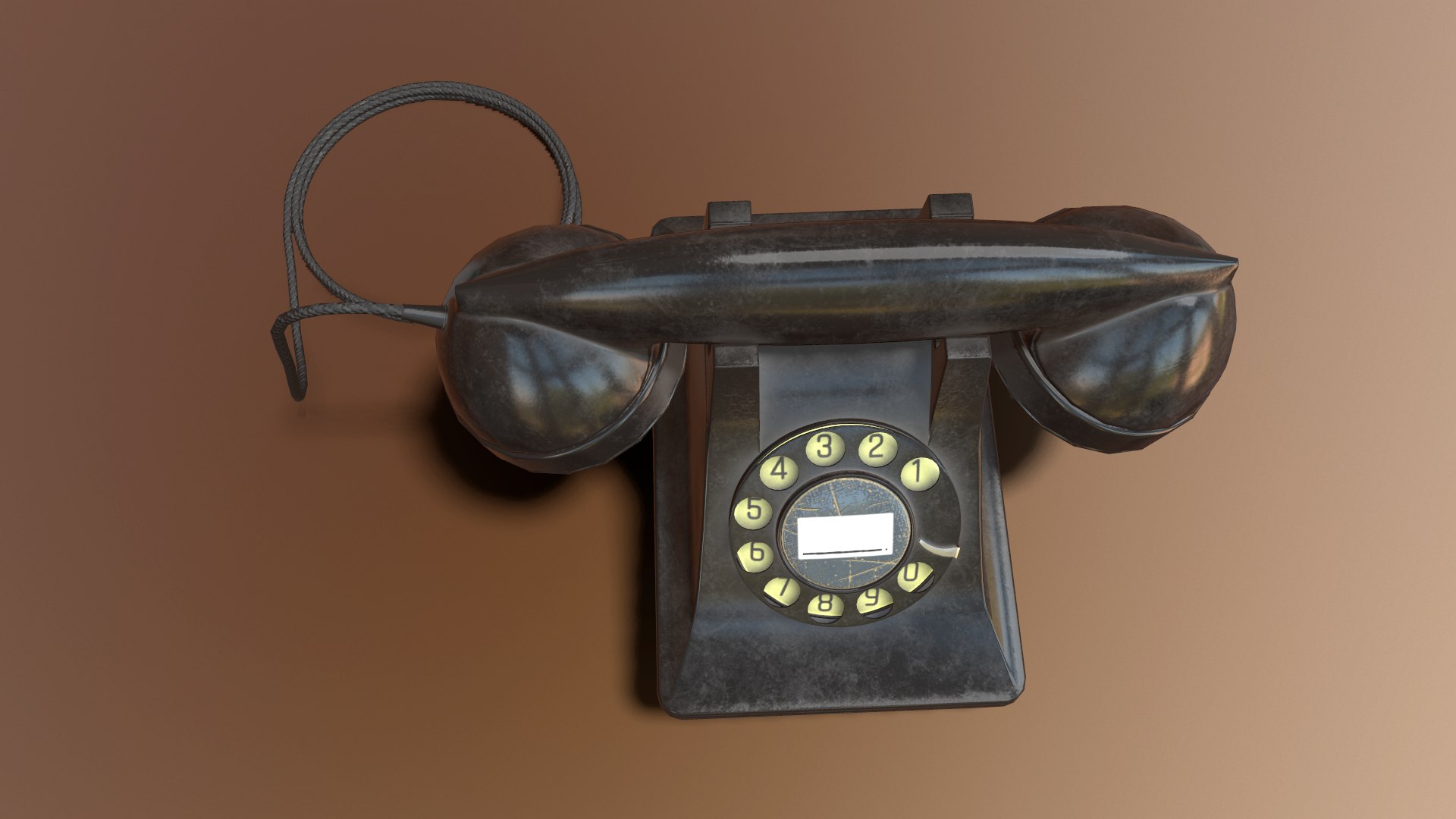 3D handset old phone model - TurboSquid 1523139