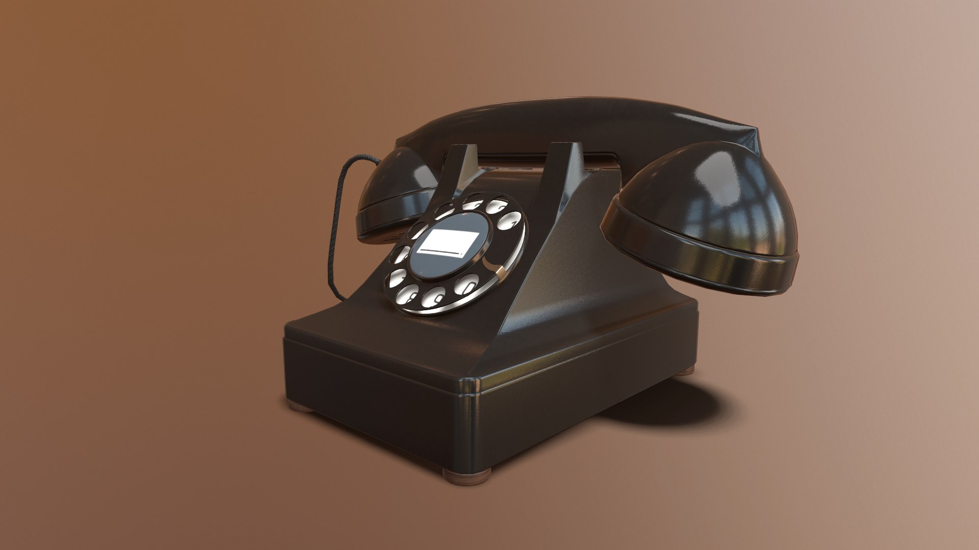 3D Handset Old Phone Model - TurboSquid 1523139
