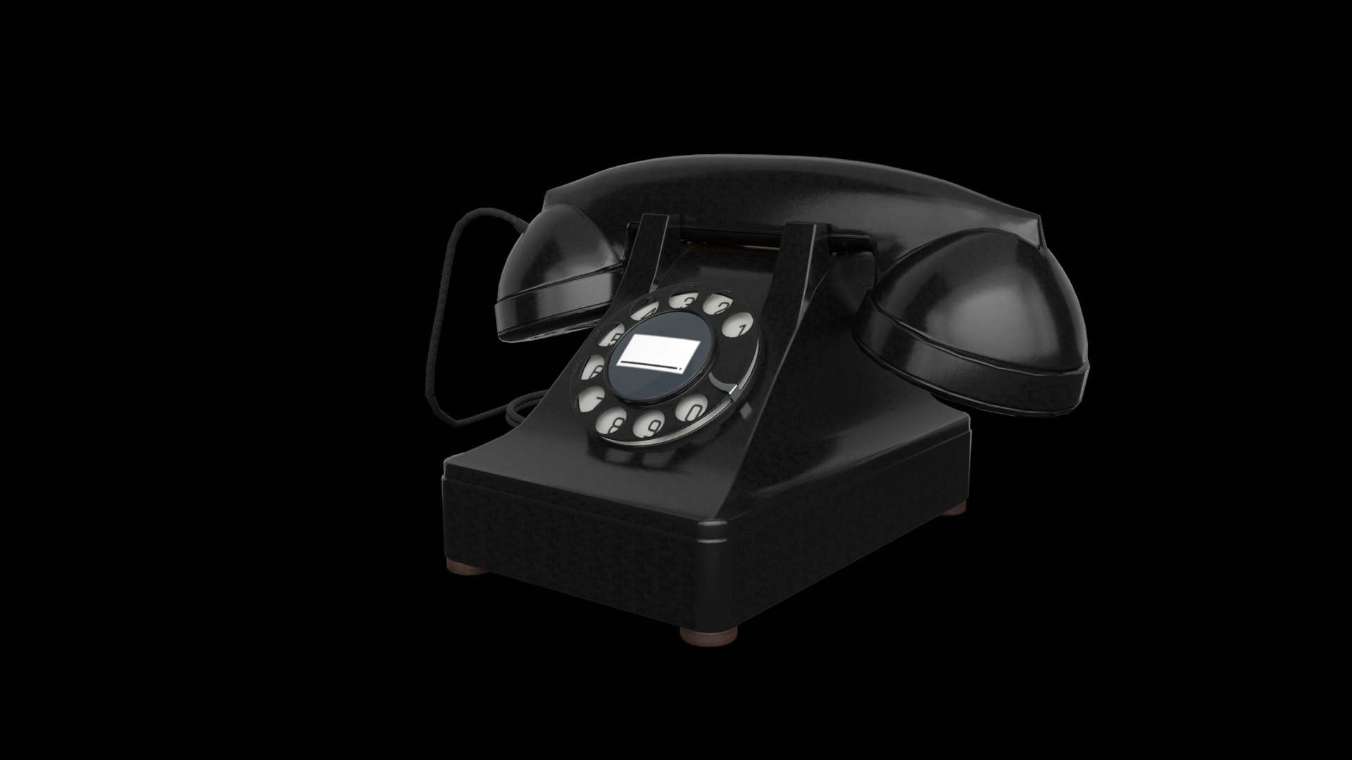 3D Handset Old Phone Model - TurboSquid 1523139