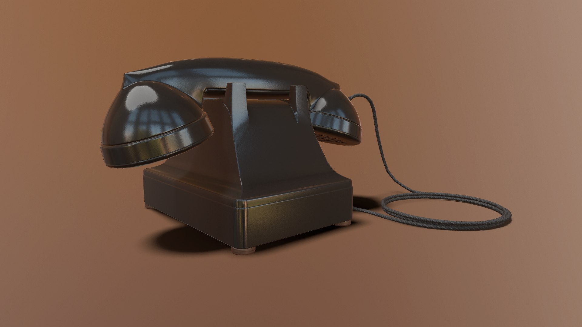 3D Handset Old Phone Model - TurboSquid 1523139