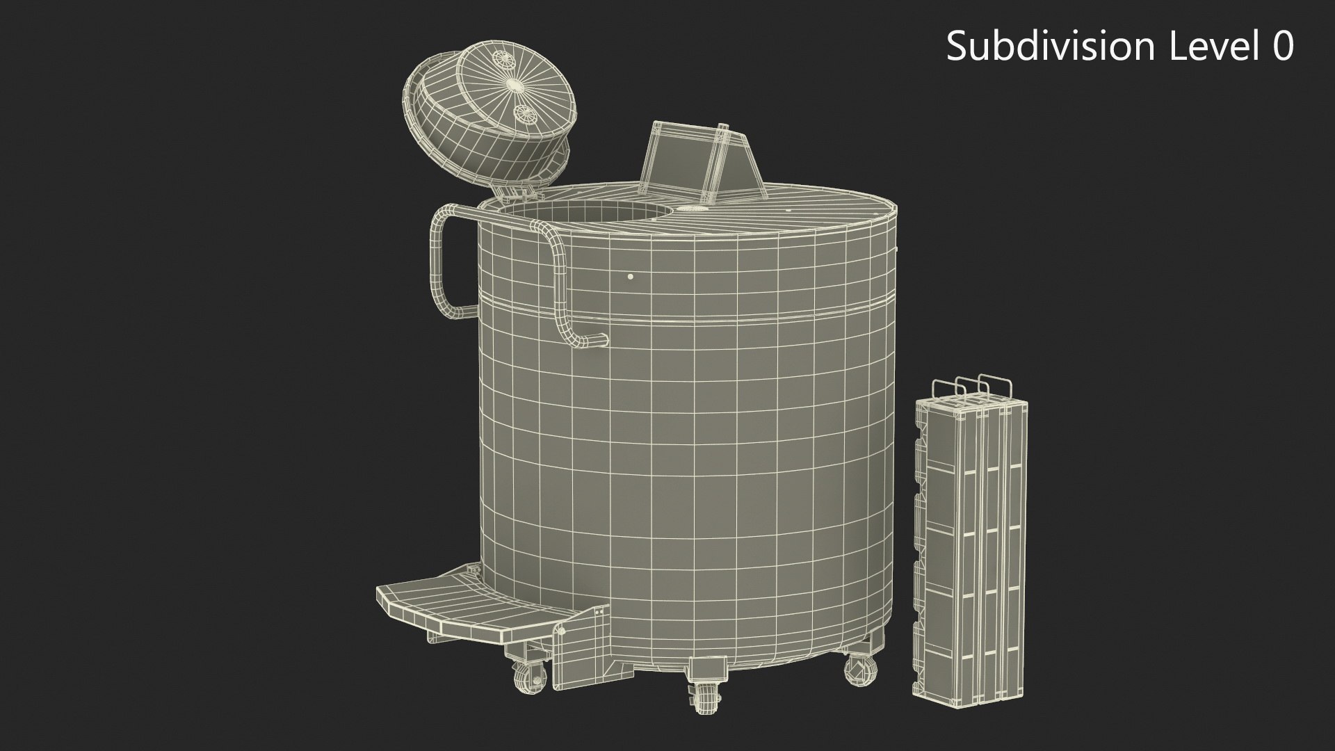 Cryogenic Freezer With Cryo-boxes 3D Model - TurboSquid 1997414