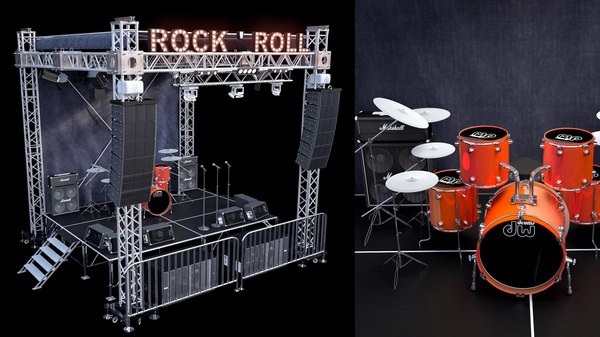 modelo 3d Mini Concierto Escenario 2 - TurboSquid 1875296