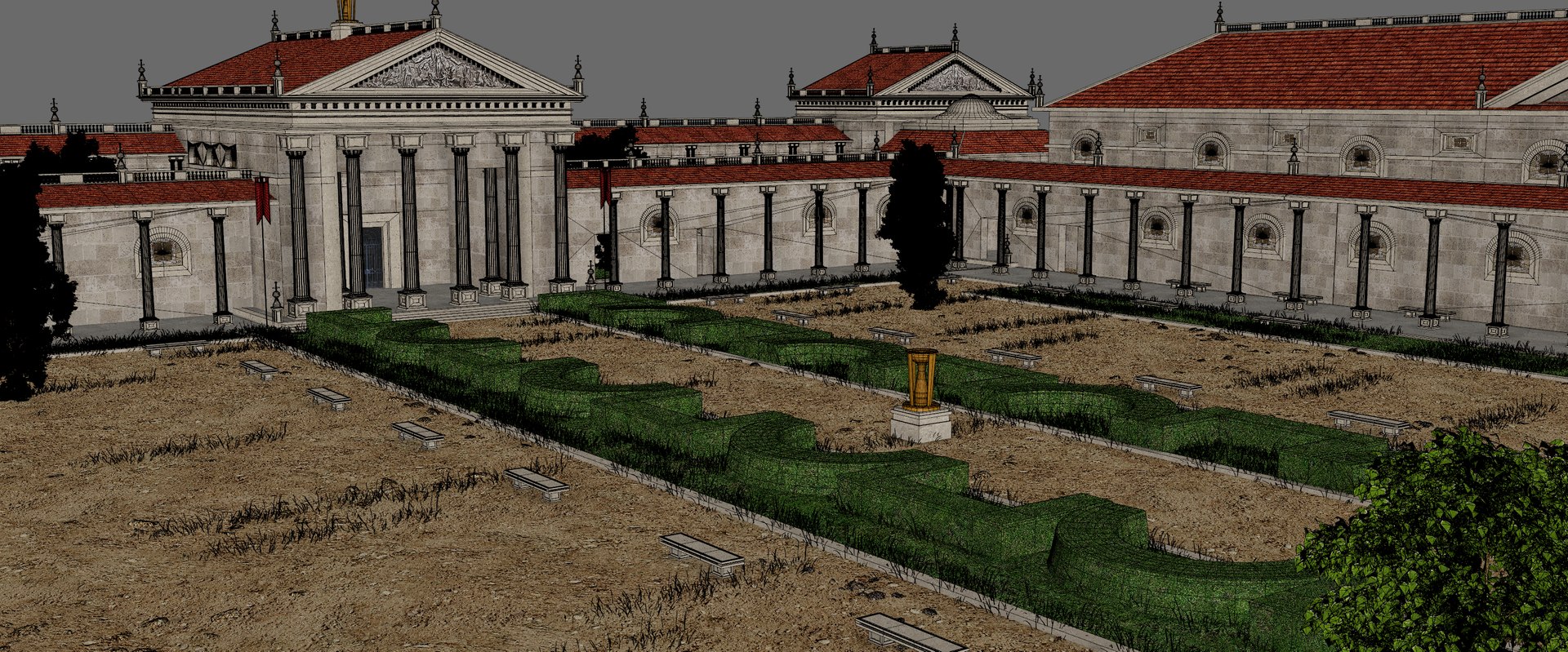 3D Fishbourne Roman Palace Model - TurboSquid 2277734