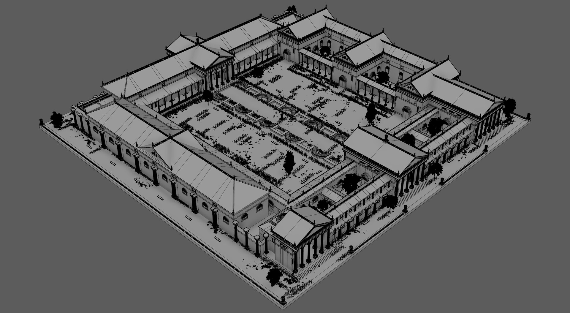 3D Fishbourne Roman Palace Model - TurboSquid 2277734