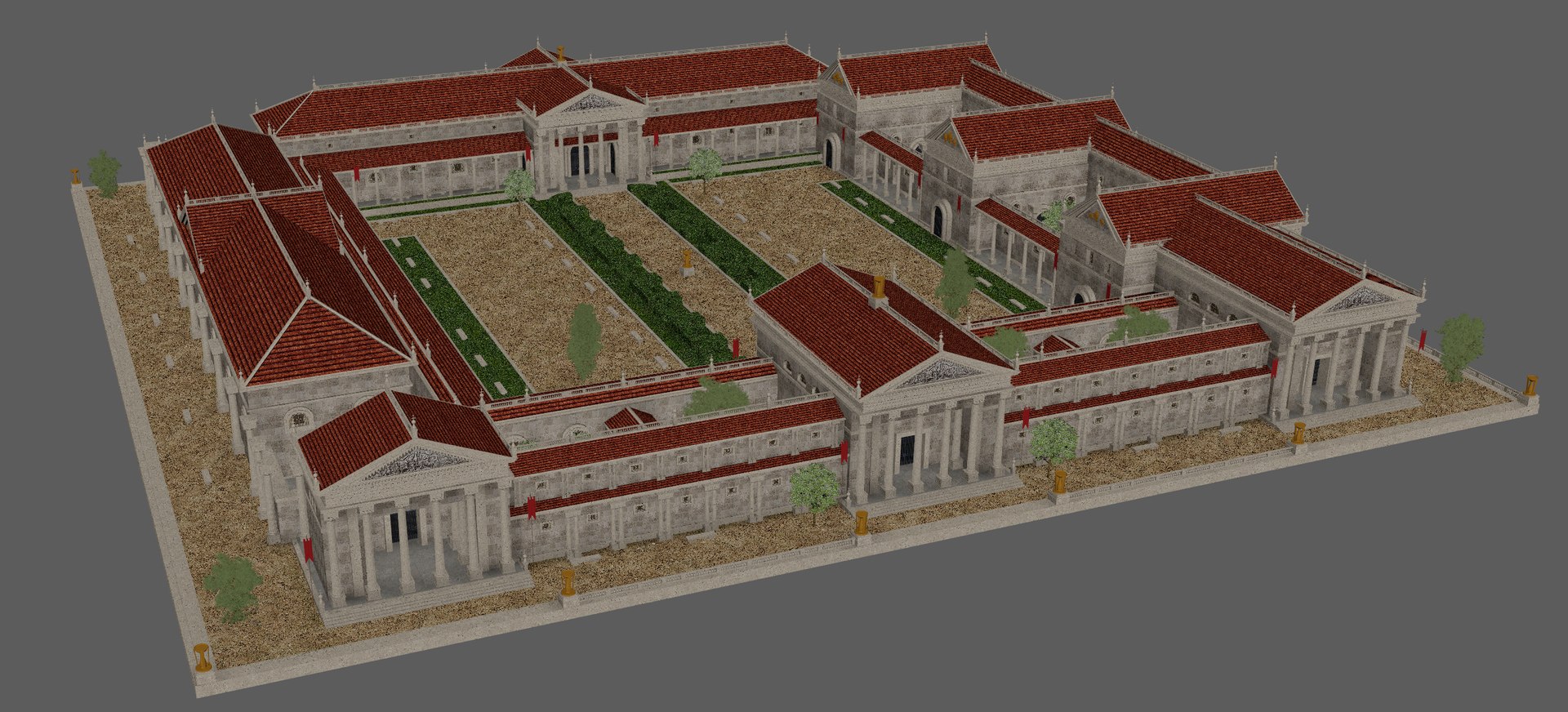 3D Fishbourne Roman Palace Model - TurboSquid 2277734