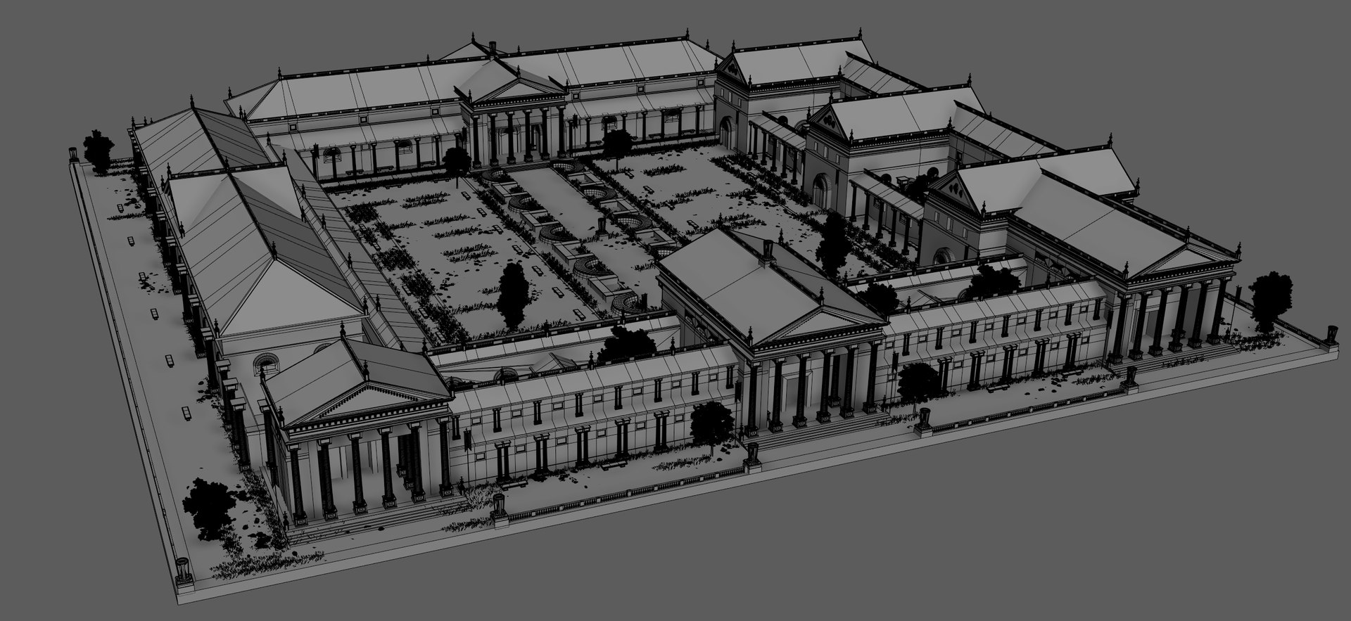 3D Fishbourne Roman Palace Model - TurboSquid 2277734