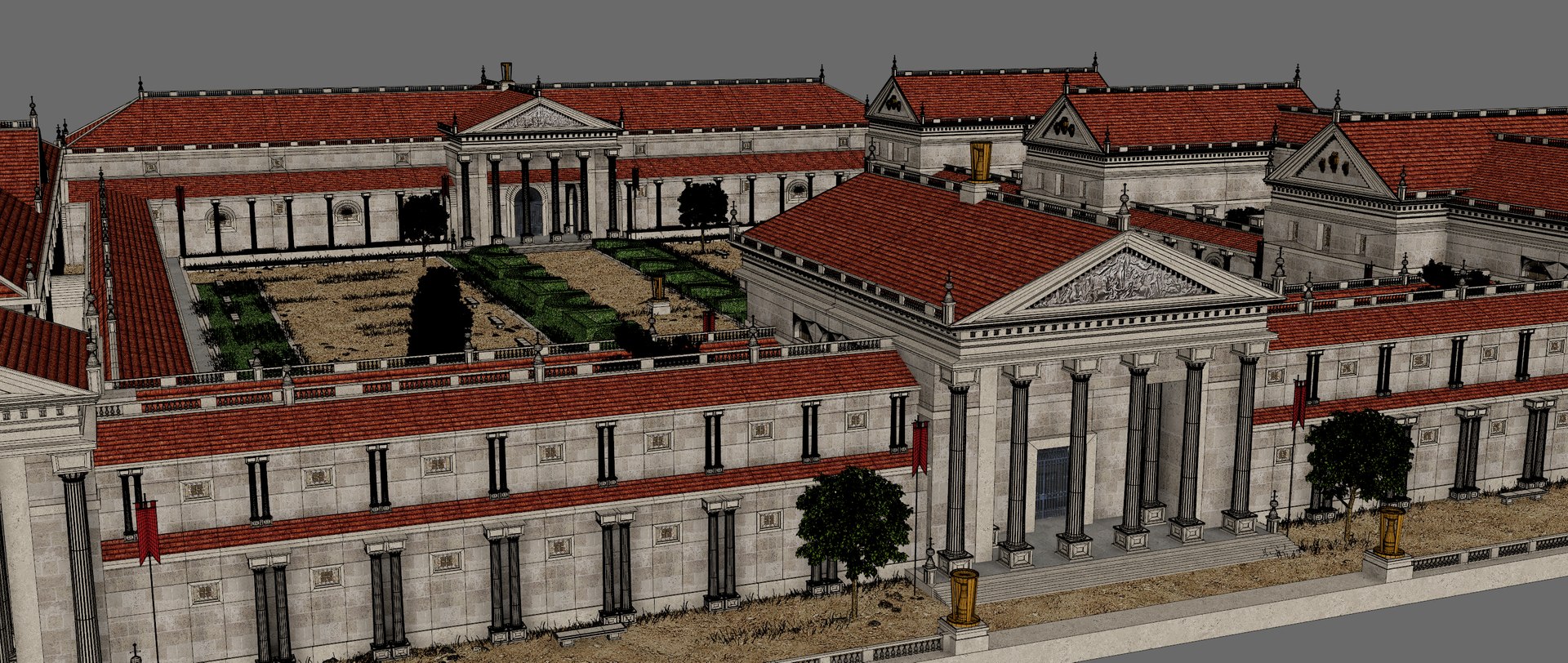 3D Fishbourne Roman Palace Model - TurboSquid 2277734