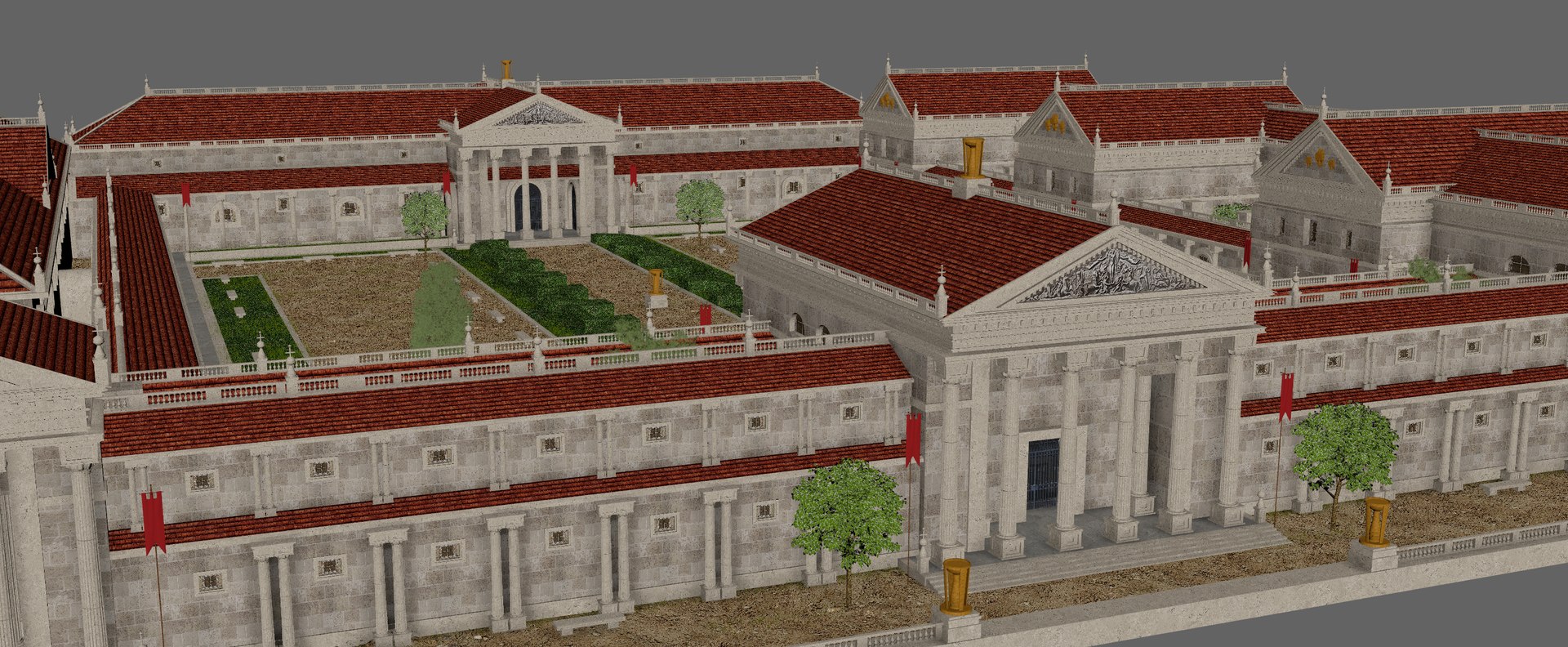 3D Fishbourne Roman Palace Model - TurboSquid 2277734