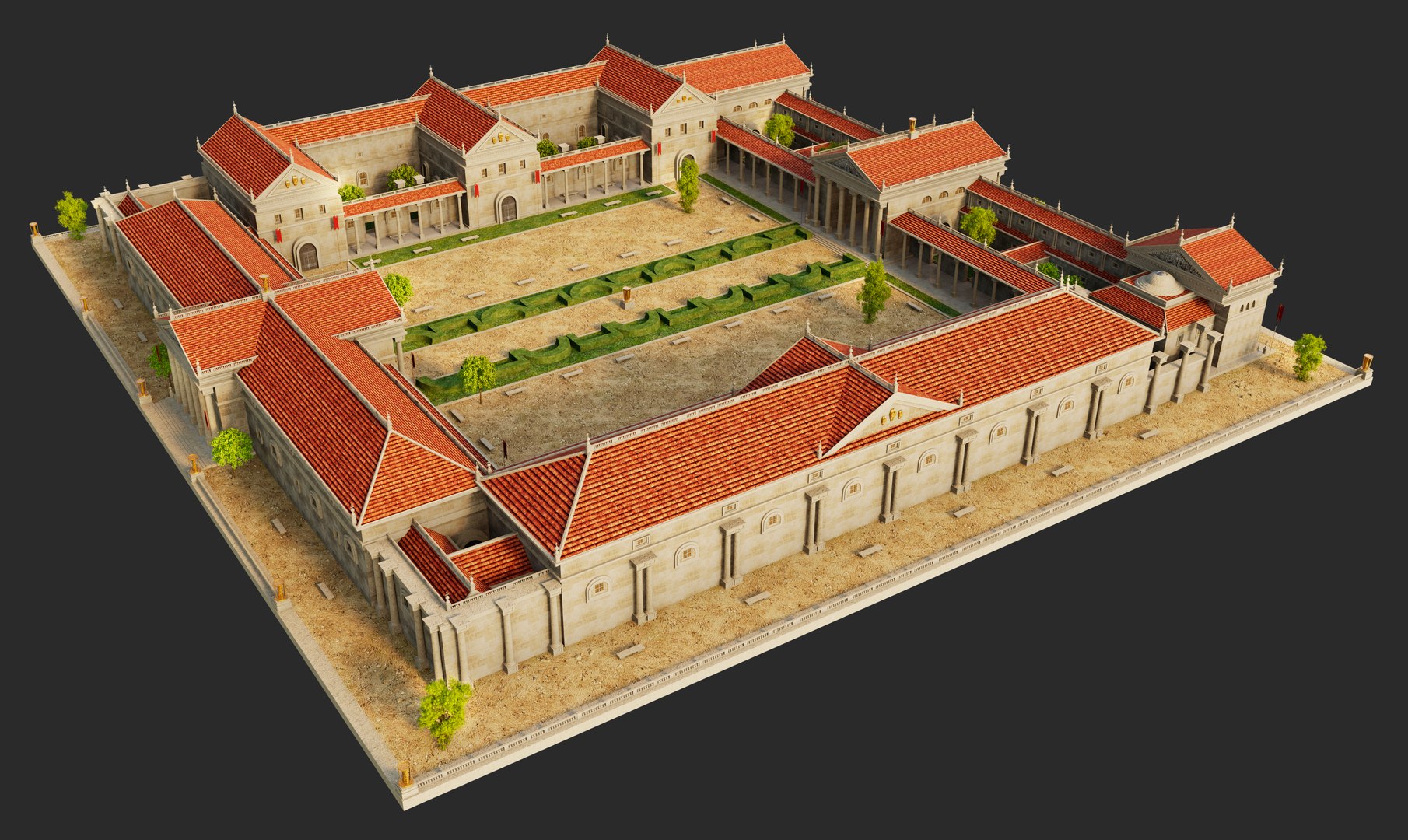 3D Fishbourne Roman Palace Model - TurboSquid 2277734