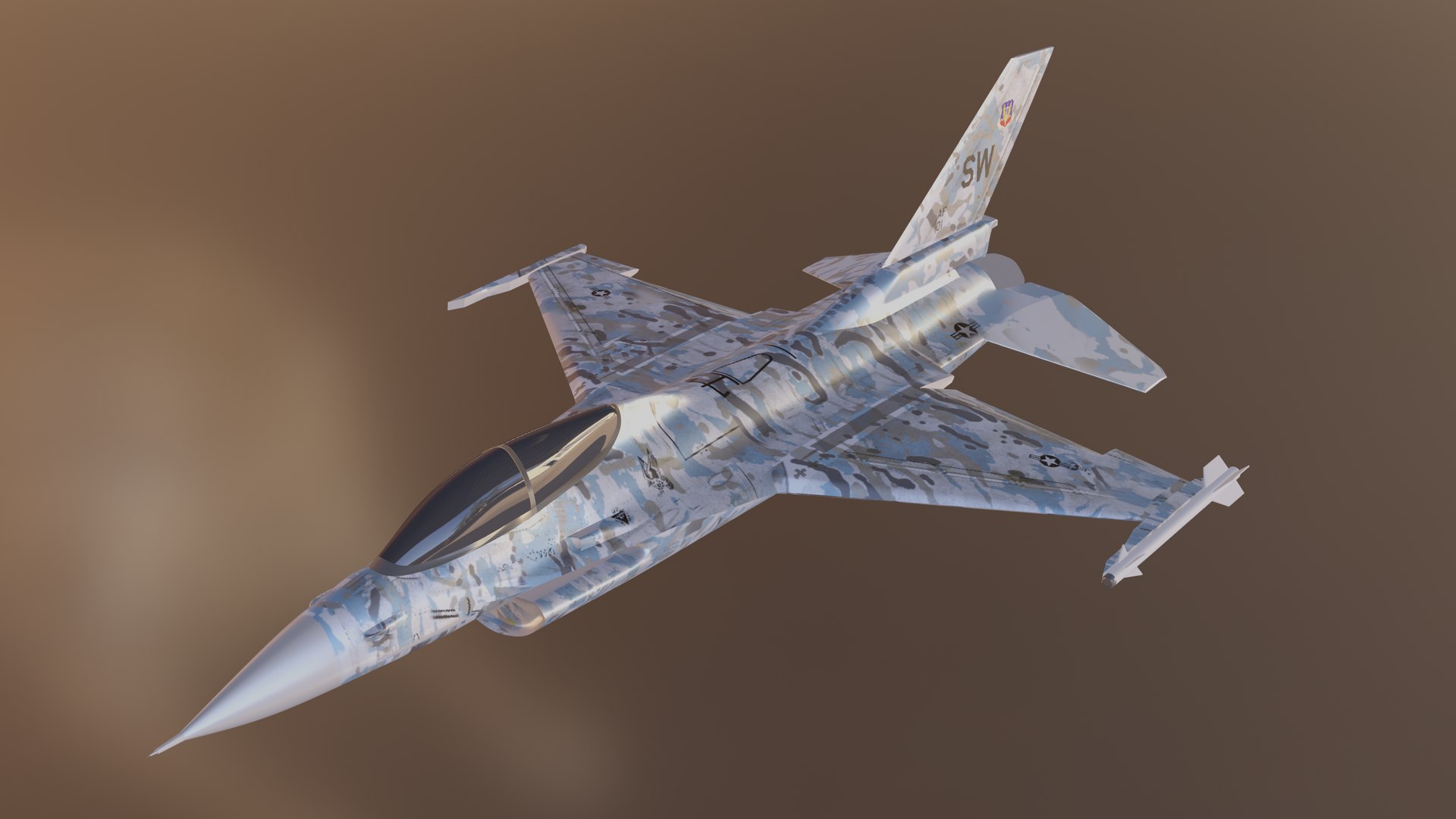 3D F-16 - TurboSquid 1816352