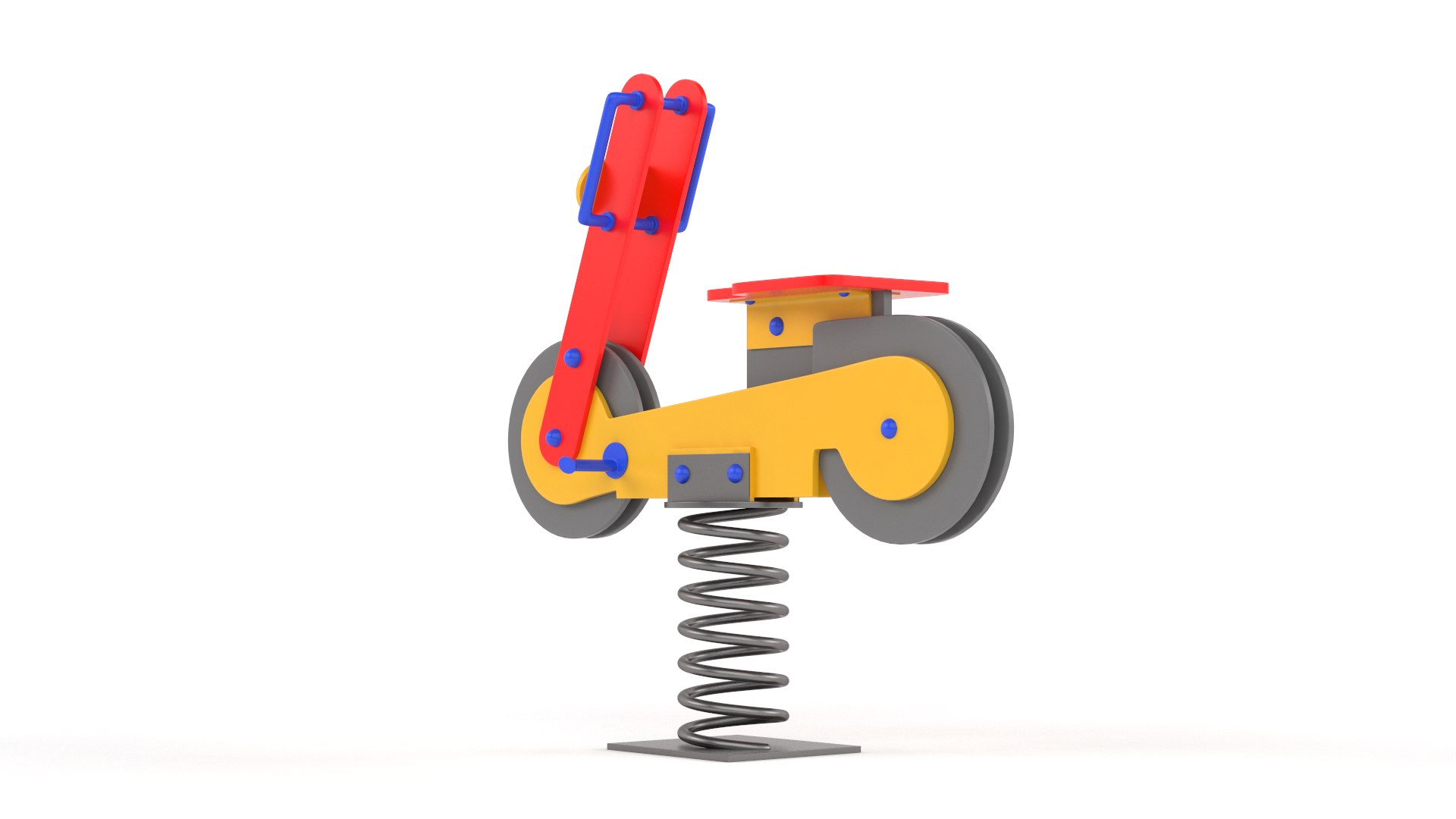 Motorcycle Spring Rider 3D - TurboSquid 1733285