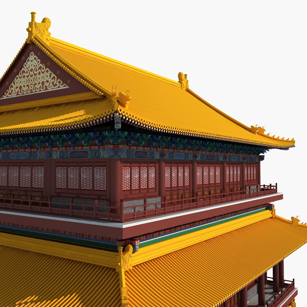 Building Of Chinese Ancient City Model - TurboSquid 1855633