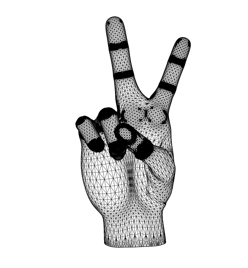 3D Realistic Hand Model Pose Gesture 7 - TurboSquid 1975499