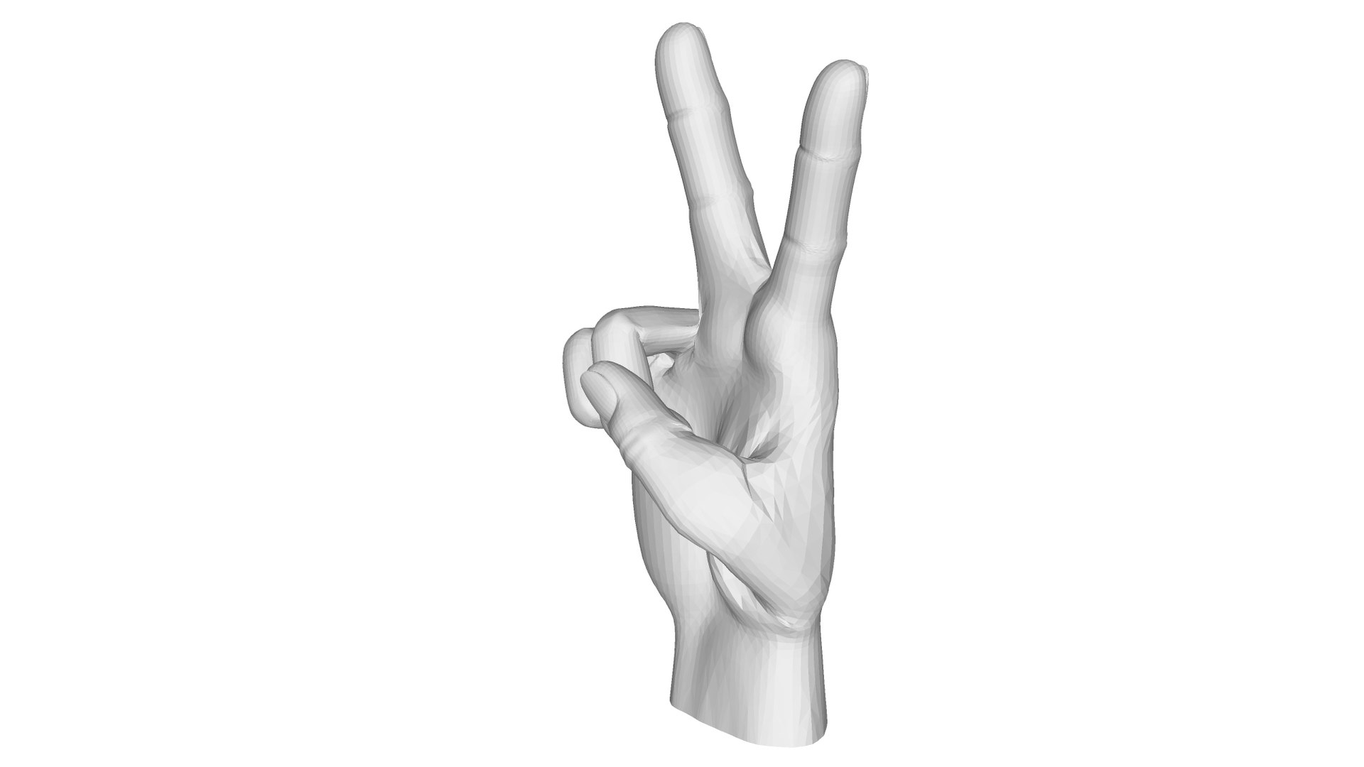 3D Realistic Hand Model Pose Gesture 7 - TurboSquid 1975499