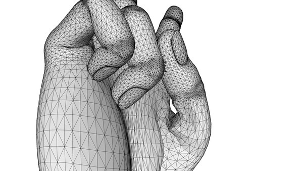 modelo 3d Realistic Hand model pose gesture 7 - TurboSquid 1975499