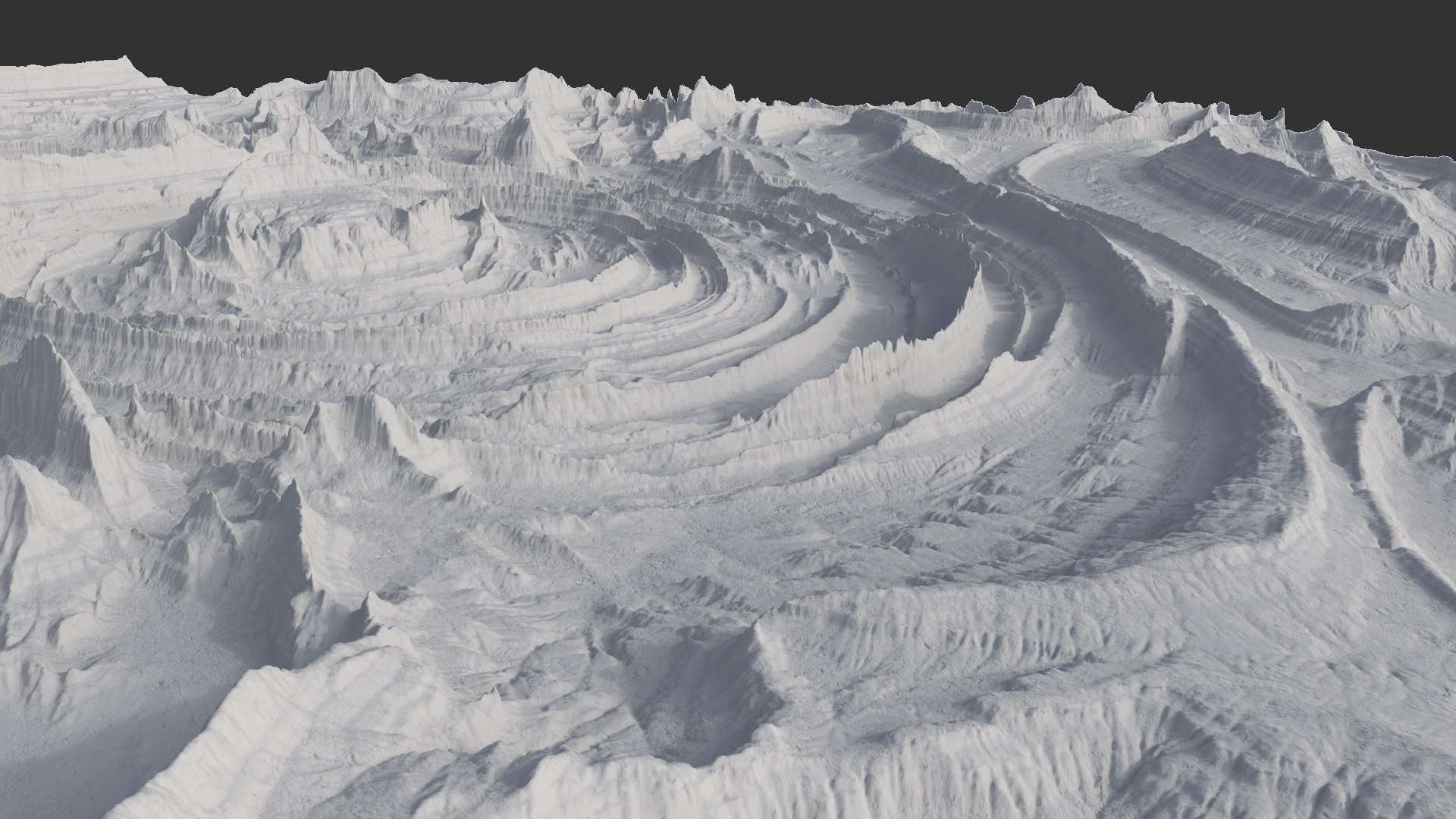 Alien Fantasy Terrain 3D Model - TurboSquid 2326855