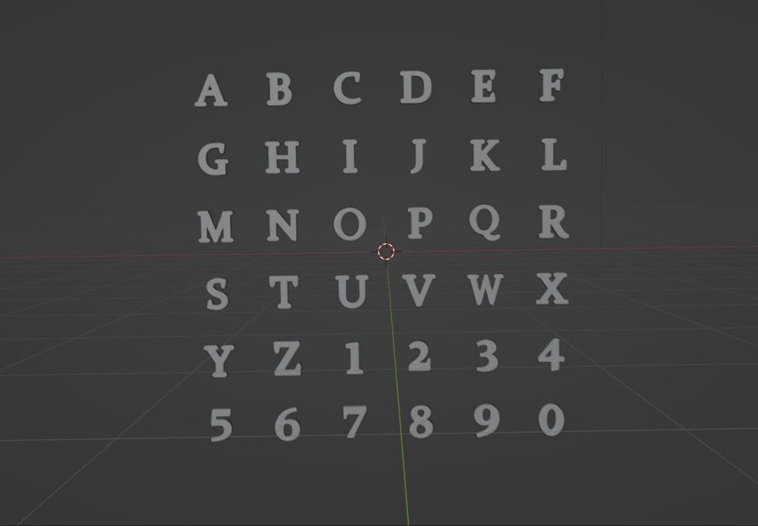 3D Alphabet A To Z 3D Model - TurboSquid 2333050