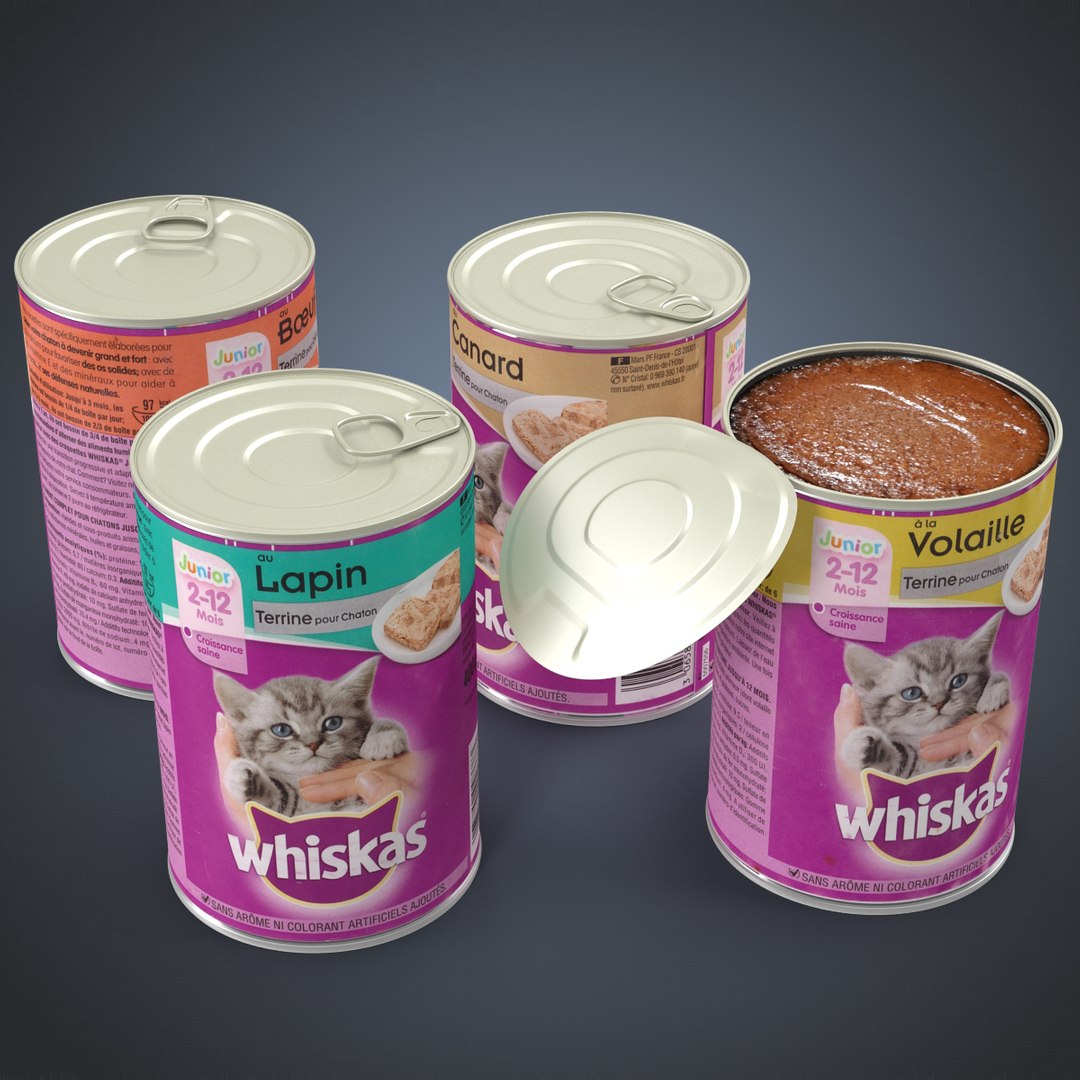 Cat Food 3d Model