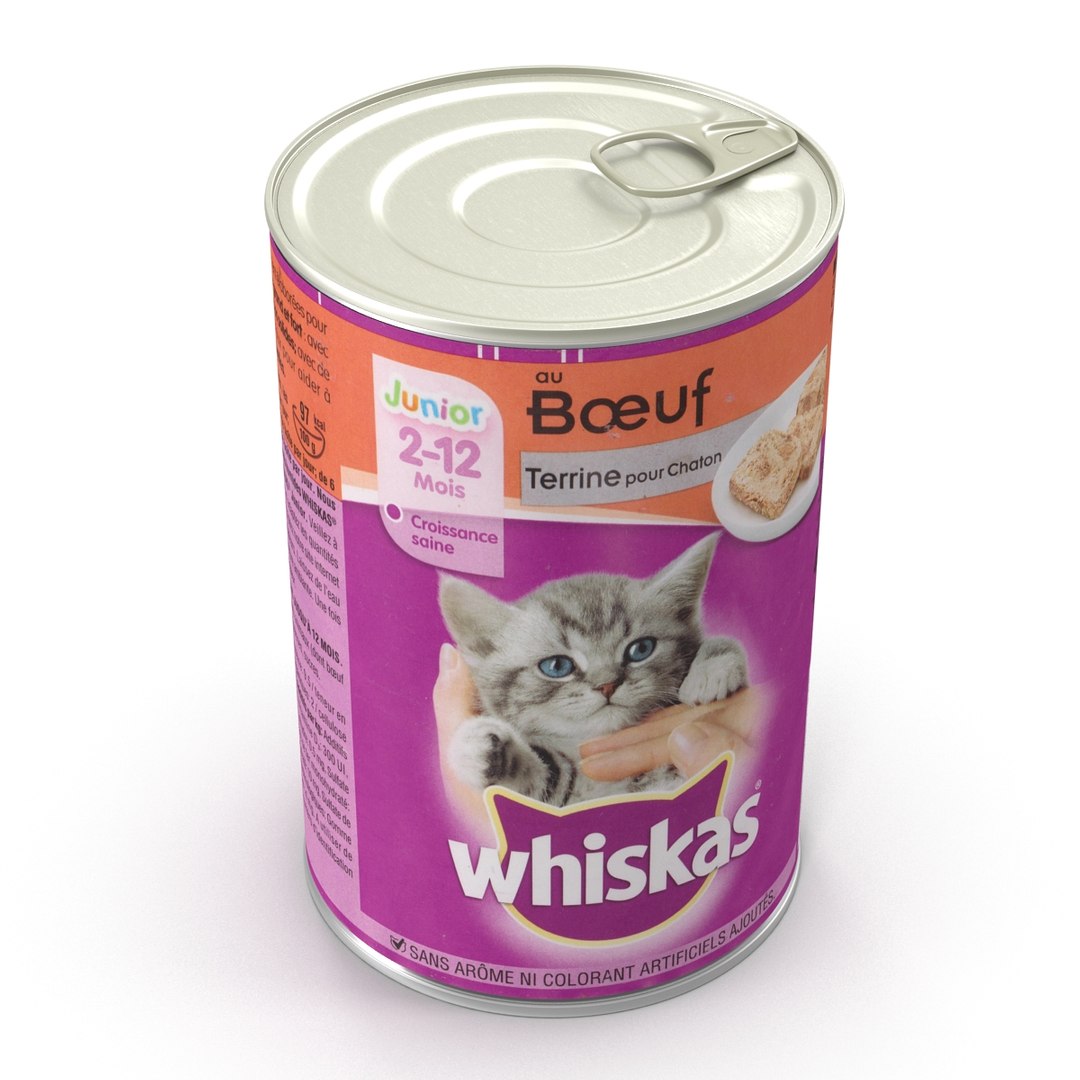 Cat Food 3d Model